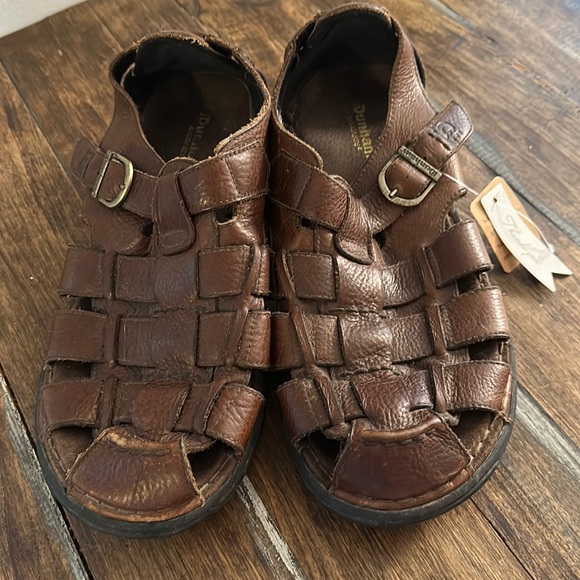 Dunham | Shoes | Vintage Dunham Ruggards Mens Leather Fisherman Sandals ...